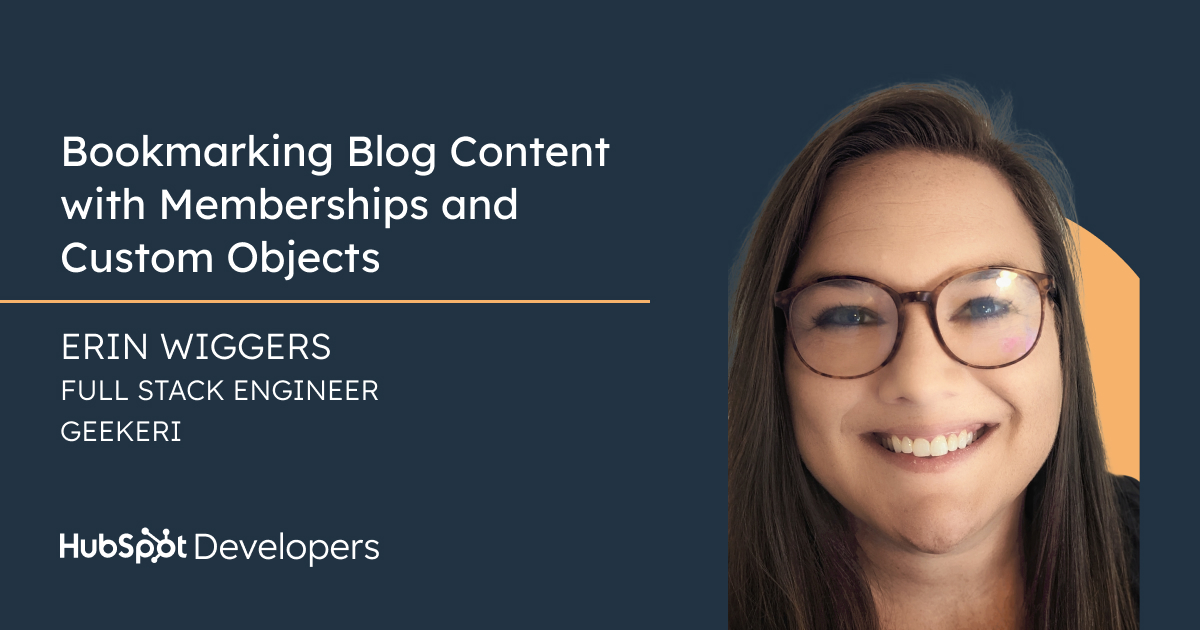 Bookmarking Blog Content with Memberships and Custom Objects